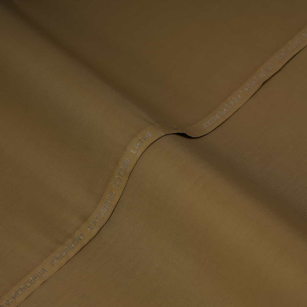 Plain-Golden Brown ,Fabric - President Exclusive Latha Shalwar Kameez ...