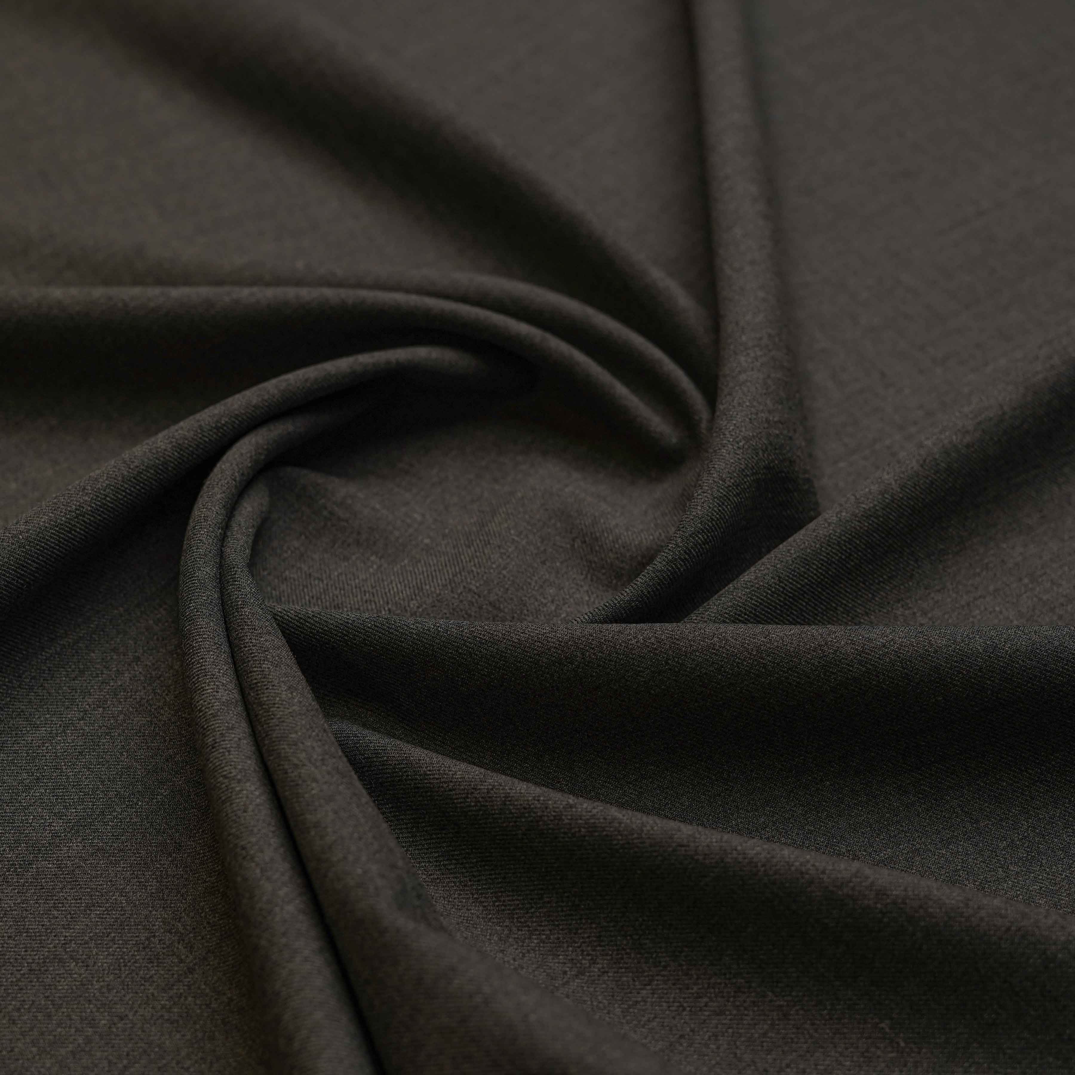 Plain Twill-Medium Grey, Wool Blend, Worsted Flannel Fabric – Lawrencepur